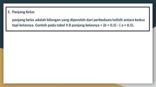 KB 2. Penyajian Data Berkelompok ke Dalam Bentuk Tabel Distribusi ...