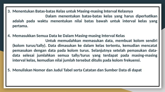 KB 2. Penyajian Data Berkelompok ke Dalam Bentuk Tabel Distribusi ...