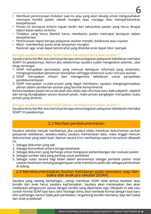 Kb 2 dokumentasi askeb pada neonatus, bayi, balita | PDF