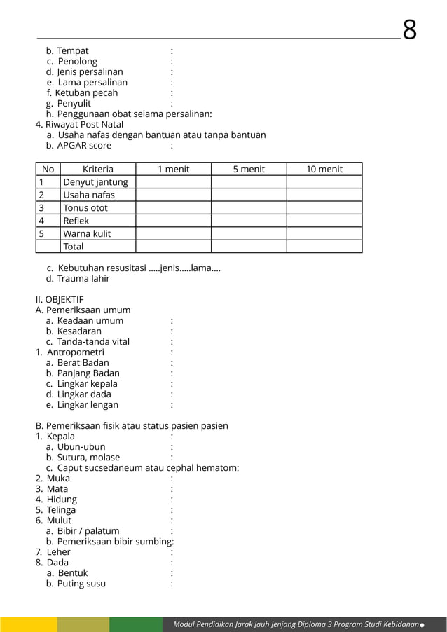 Kb 2 dokumentasi askeb pada neonatus, bayi, balita | PDF