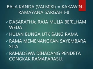 Modul 5 Hindu KB 2 "Ramayana" | PPTX | Hinduism | Religion & Spirituality