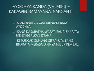 Modul 5 Hindu KB 2 "Ramayana" | PPTX | Hinduism | Religion & Spirituality