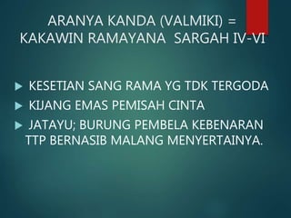 Modul 5 Hindu KB 2 "Ramayana" | PPTX | Hinduism | Religion & Spirituality