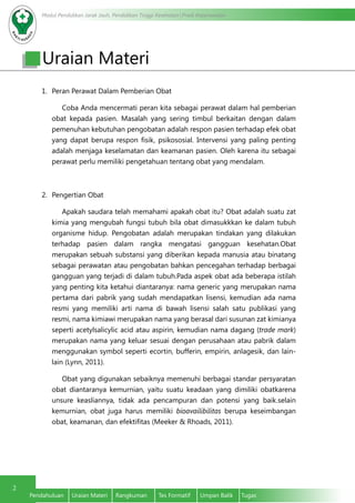 Pemberian Obat-Obatan | PDF