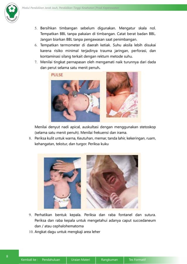 Konsep dasar dan asuhan keperawatan bayi baru lahir (BBL) | PDF