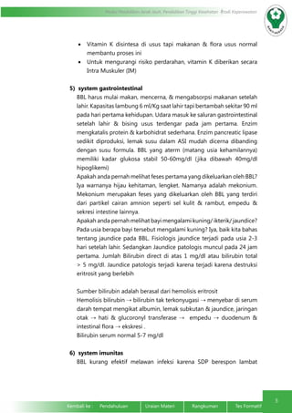 Konsep dasar dan asuhan keperawatan bayi baru lahir (BBL) | PDF