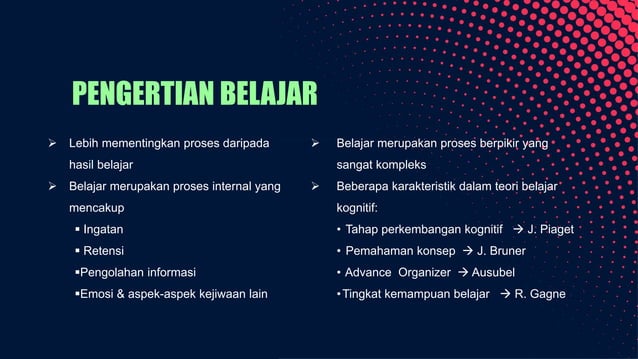 KB 2 Teori Belajar Kognitivisme | PPTX