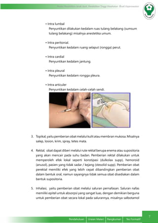 Prinsip dan Peran Perawat dalam Pemberian Obat | PDF