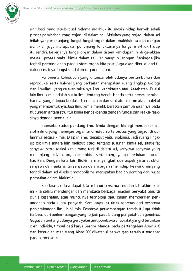 Biokimia bagi Perawat | PDF