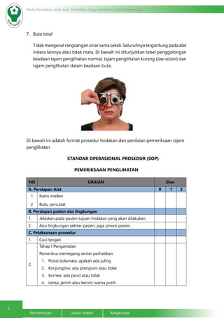 Pemeriksaan Fungsi Penglihatan | PDF