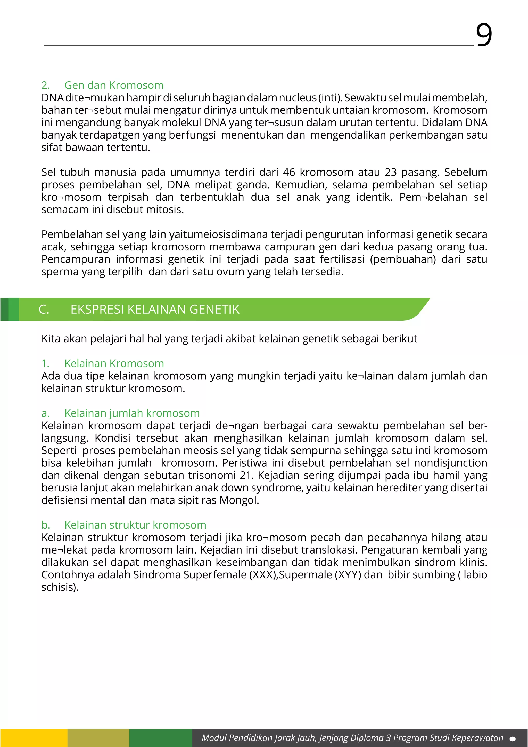 Kb 3 interaksi genetika dan lingkungan | PDF