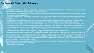 Modul 5 Hindu KB 3 "Mahabharta" | PPTX