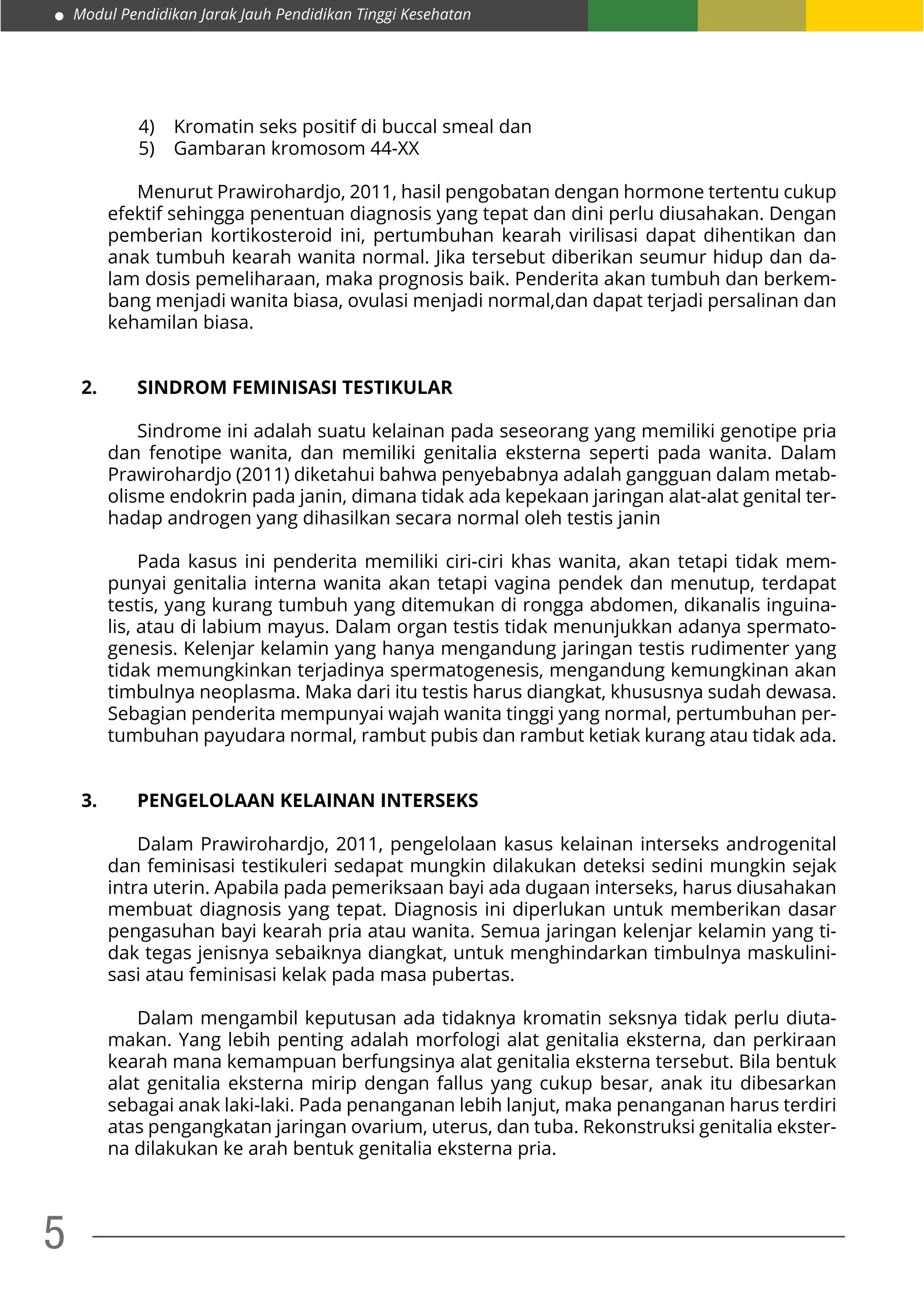 KB 3 Kelainan Bawaan Alat Genitalia karena Pengaruh Hormonal | PDF