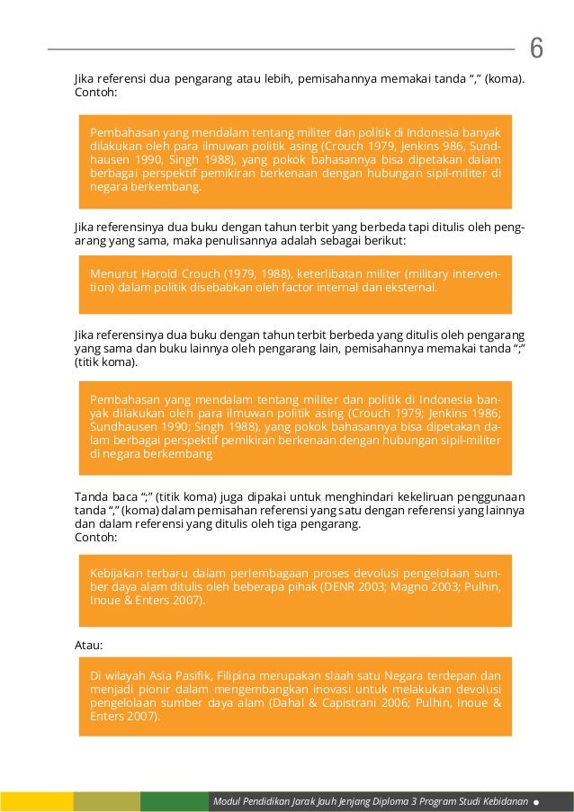 KB 3 Running Notes dan Footnotes