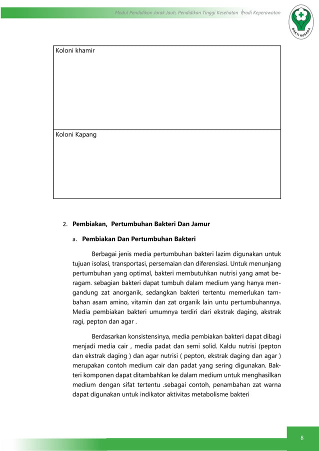 Morfologi Koloni, Pembiakan Bakteri Dan Jamur | PDF