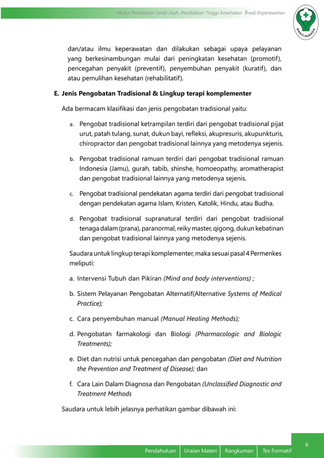 Pengobatan Tradisional dan Komplementer | PDF