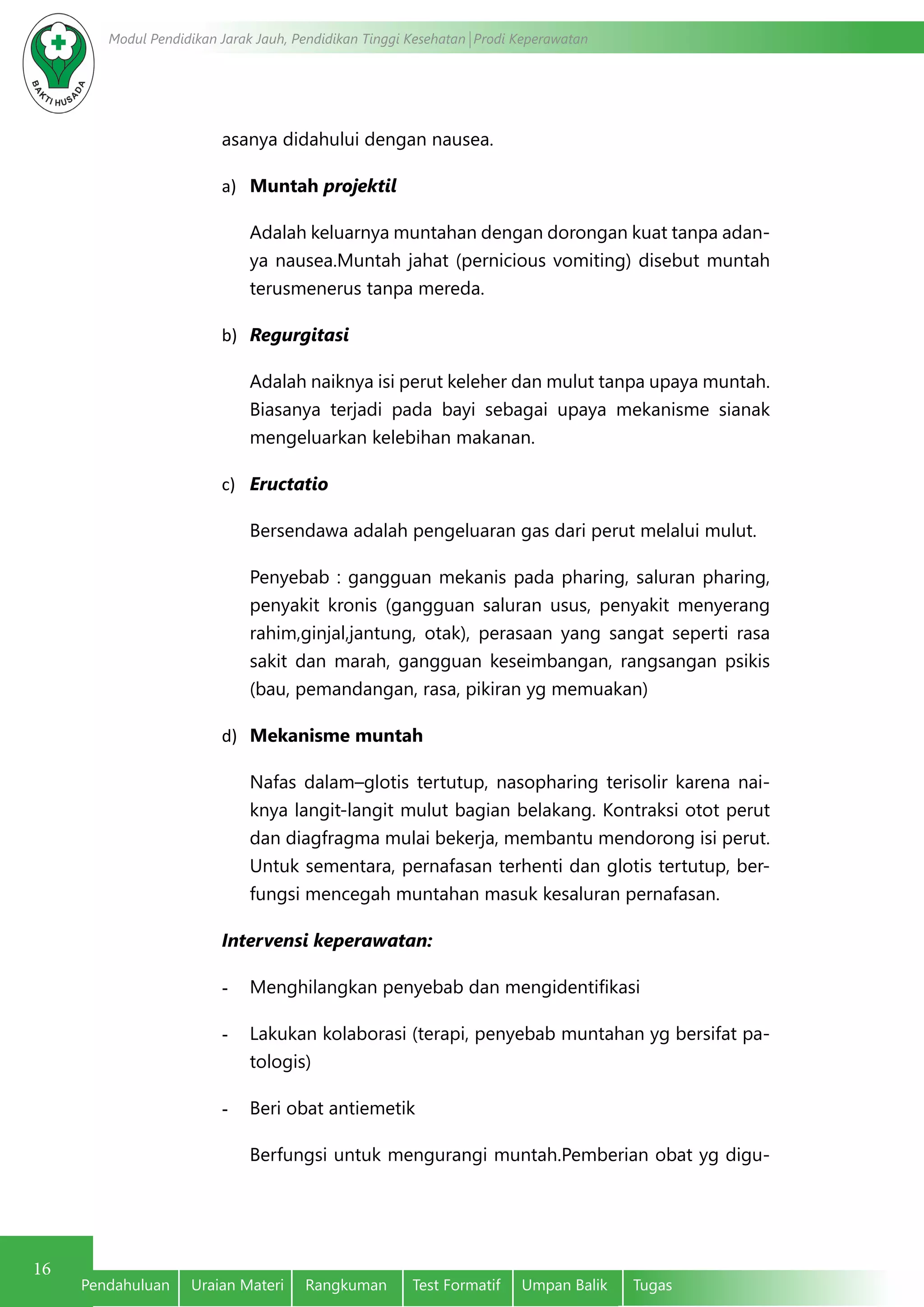 Asuhan Keperawatan Pemenuhan Kebutuhan Nutrisi | PDF