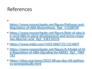 ABA in plant abiotic stress mitigation | PPT