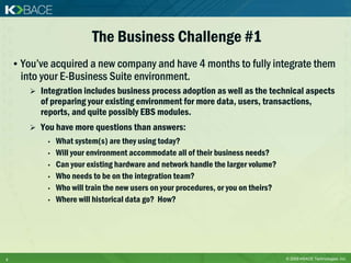 KBACE Acquisitions & Divestitures | PDF