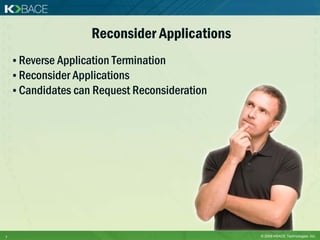 KBACE iRecruitment 12.1 Webinar | PPT