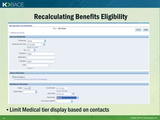 Oracle Advanced Benefits Webinar Slides | PDF