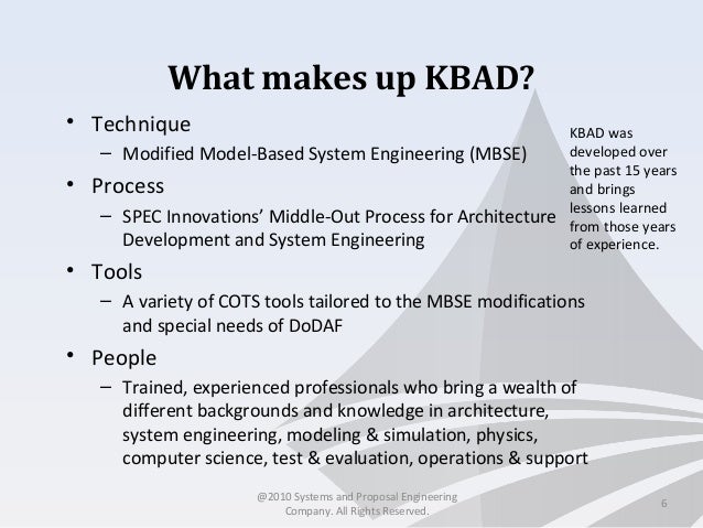 Knowledge-Based Analysis and Design (KBAD): An Approach to Rapid Syst…