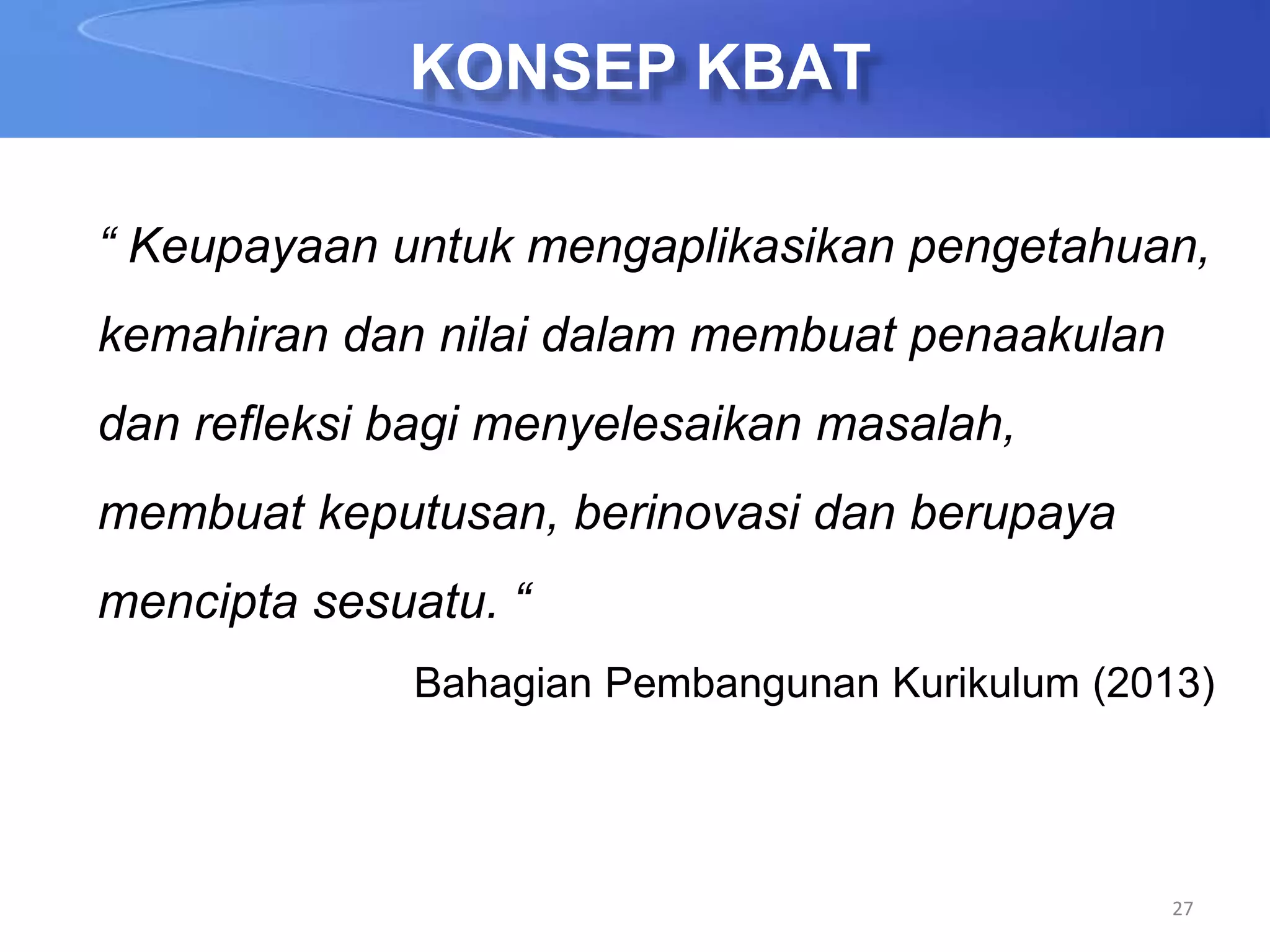 Kbat bengkel pemantapan kefahaman | PPTX