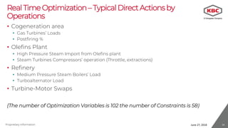 Europe User Conference: KBC Visual MESA energy real-time optimizer at ...
