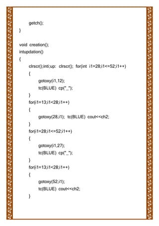 KBC c++ program | DOCX