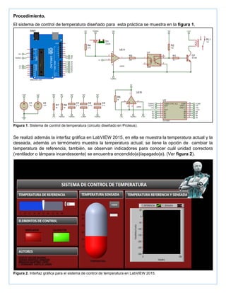 SISTEMA DE CONTROL DE TEMPERATURA CON REFERENCIA POR PC | PDF