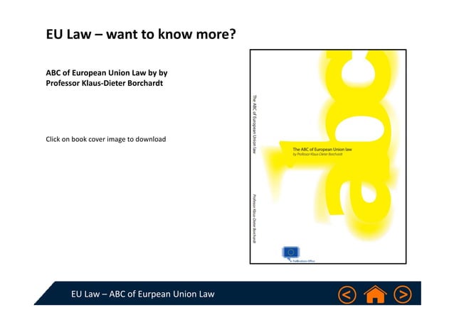 European Union Law - Knowledge Base | PDF