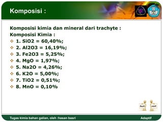 Kbg batu trakhit | PPTX