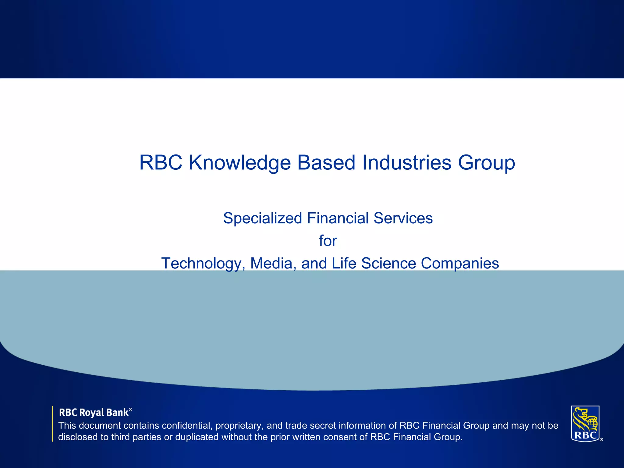 RBC Knowledge Based Industries- Winnipeg | PPT