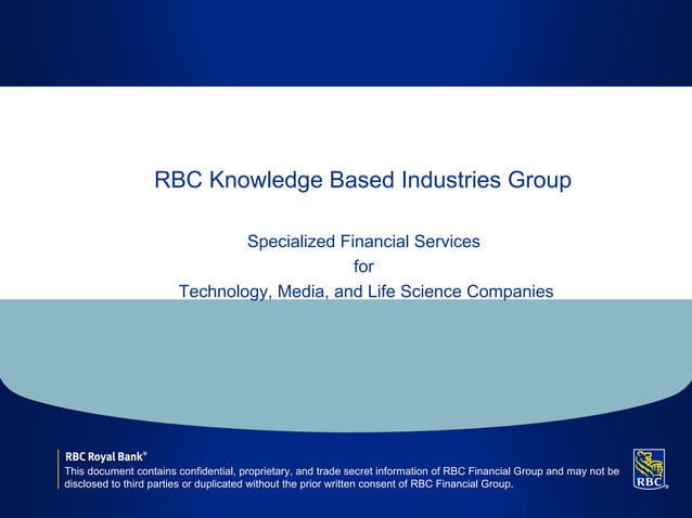 RBC Knowledge Based Industries- Winnipeg | PPT