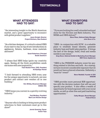 KBIS 2018 Event Report | PDF