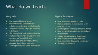 Kbk raksha, self defense for females. | PPTX