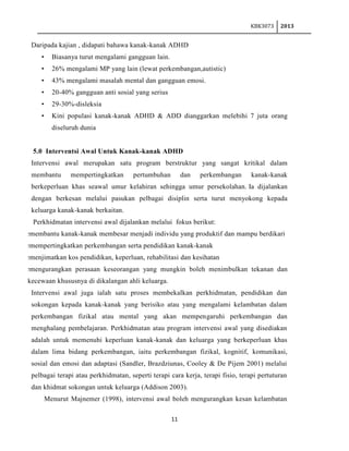 Kbk 3073 adhd | DOCX