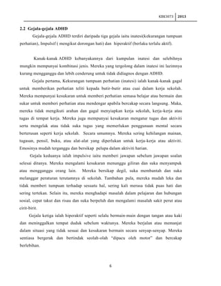 Kbk 3073 adhd | DOCX