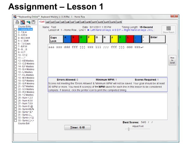 Keyboarding Lesson 1 | PPT