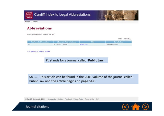 Understanding legal citations and abbreviations - Knowledge Base | PPT