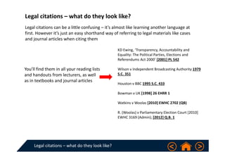 Understanding legal citations and abbreviations - Knowledge Base | PDF