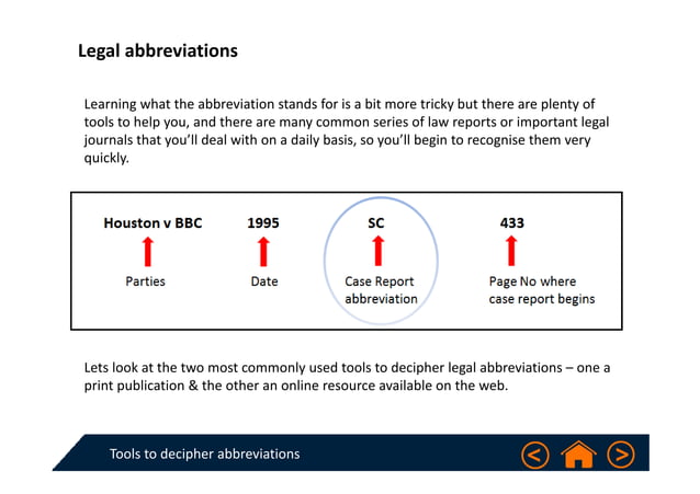 Understanding legal citations and abbreviations - Knowledge Base | PPT
