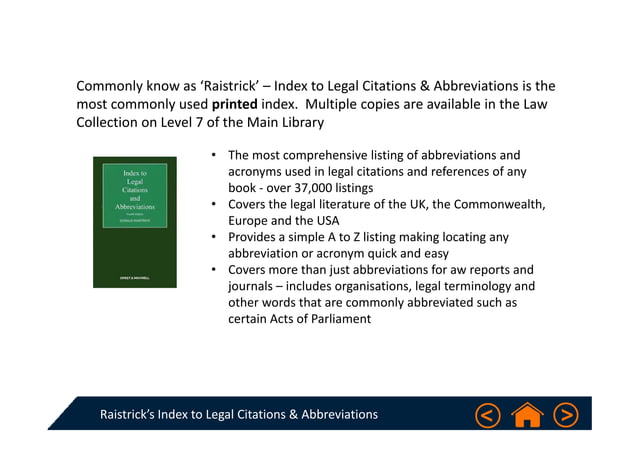 Understanding legal citations and abbreviations - Knowledge Base | PPT