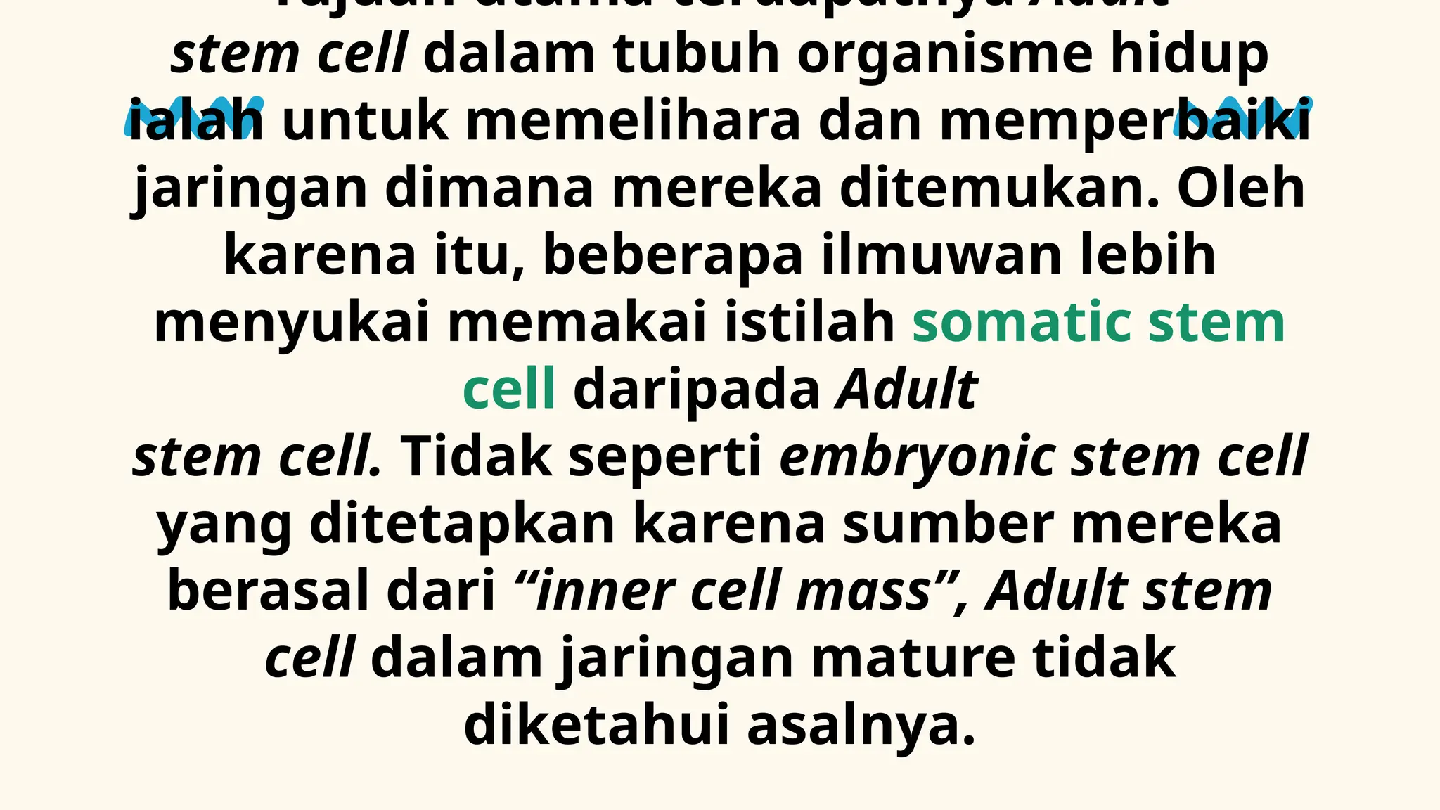 penjelasan, pengertian, contoh stem cell | PPTX
