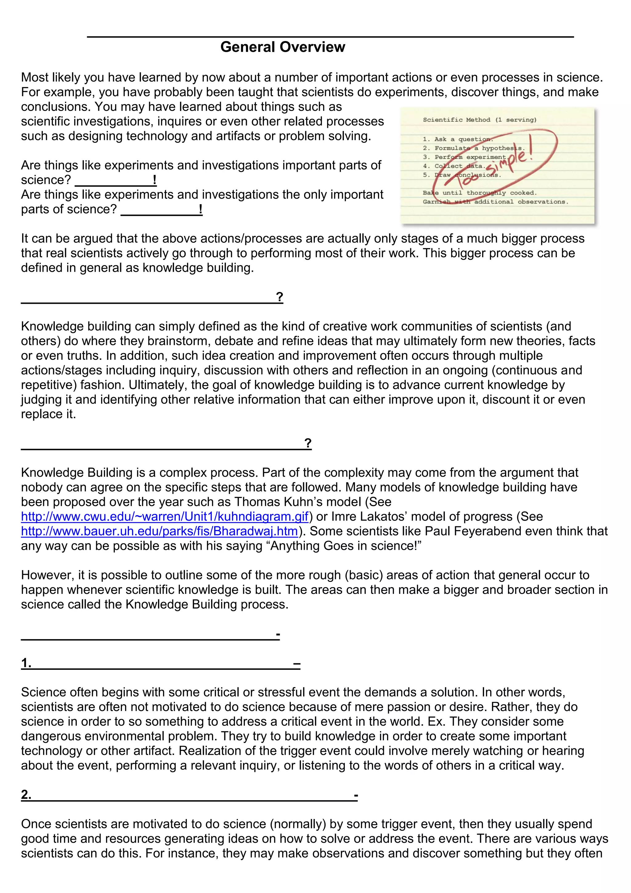 Kb on Matter and Chemistry process handouts and notes | PDF