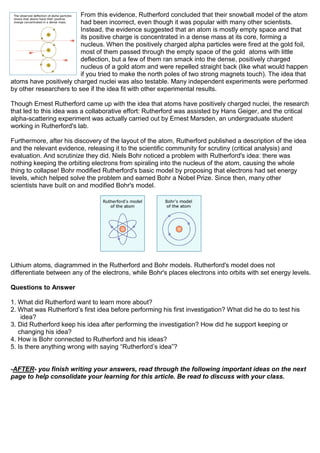 Kb on Matter and Chemistry process handouts and notes | PDF