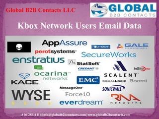 Kbox network users email data | PPTX
