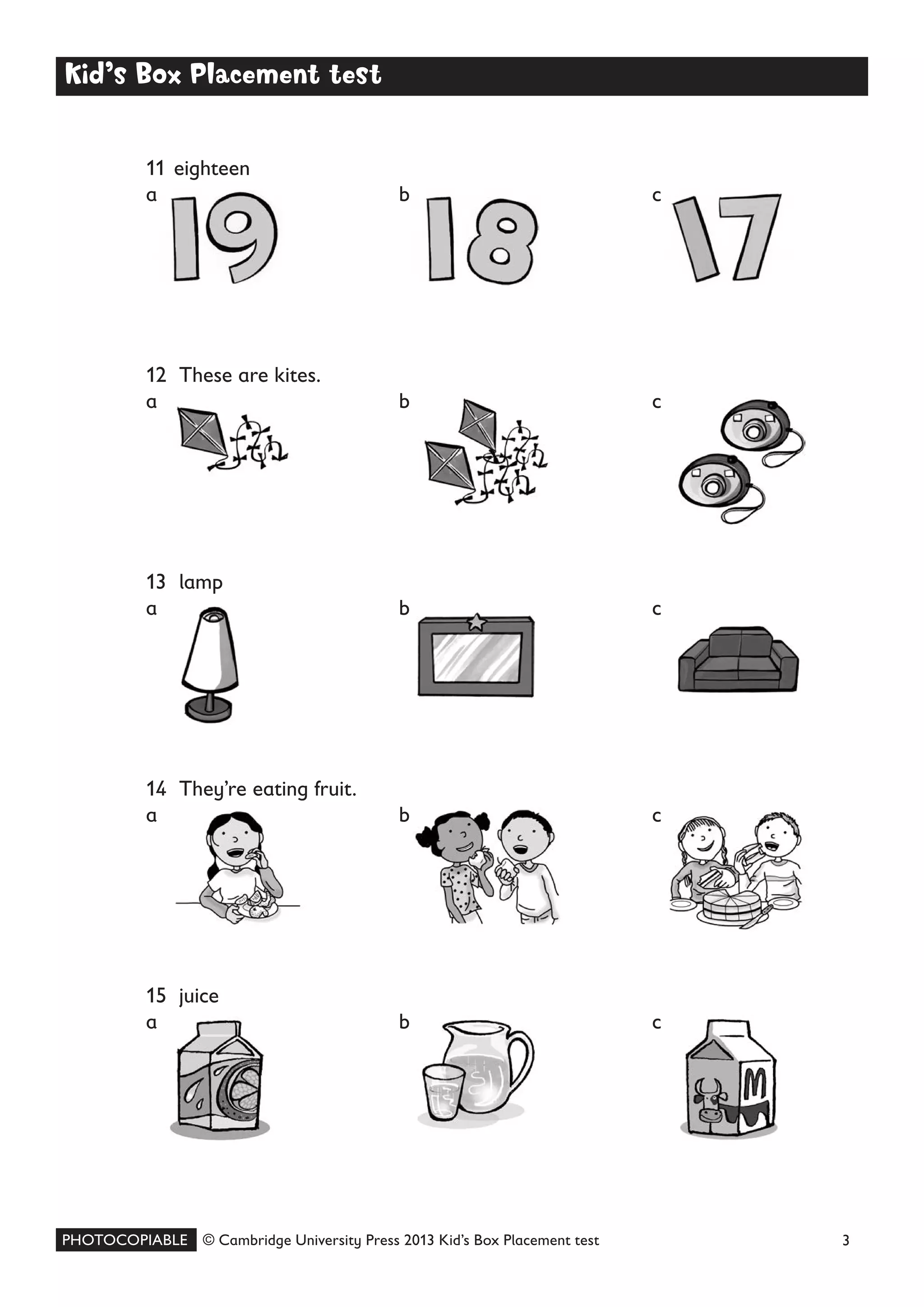 Kb placement test | PDF
