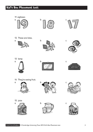 Kb placement test | PDF