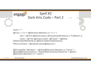 Domino Administration Wizardry - Dark Arts Edition | PPT